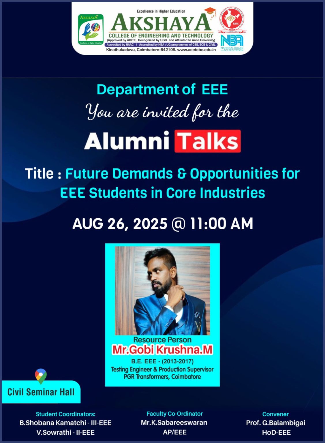 Akshaya College of Engineering and Technology